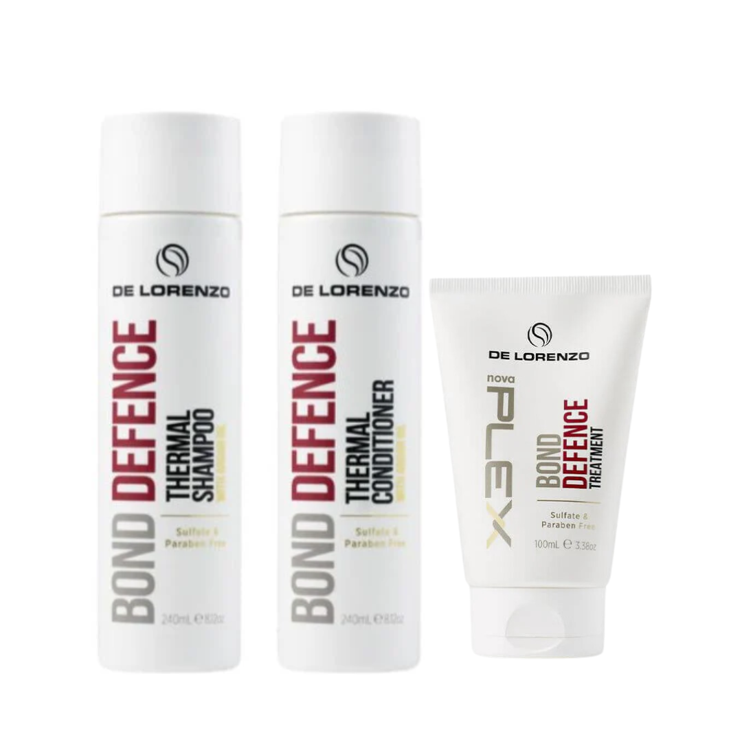 De Lorenzo Bond Defence Shampoo, Conditioner & Treatment Trio – Turnleys Hair