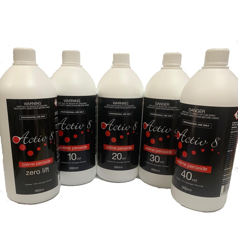 Activ8 Creme Peroxide Zero Lift 990ml – Turnleys Hair