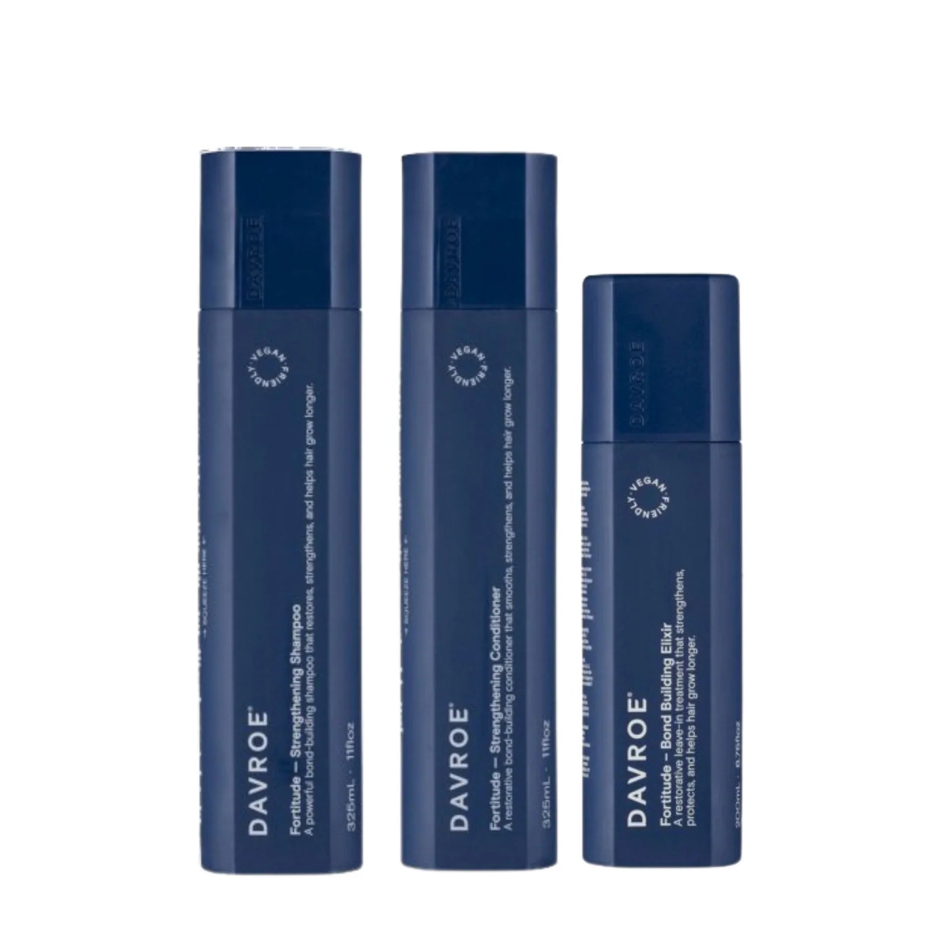 Davroe Fortitude Strengthening Shampoo, Conditioner & Building Elixir ...