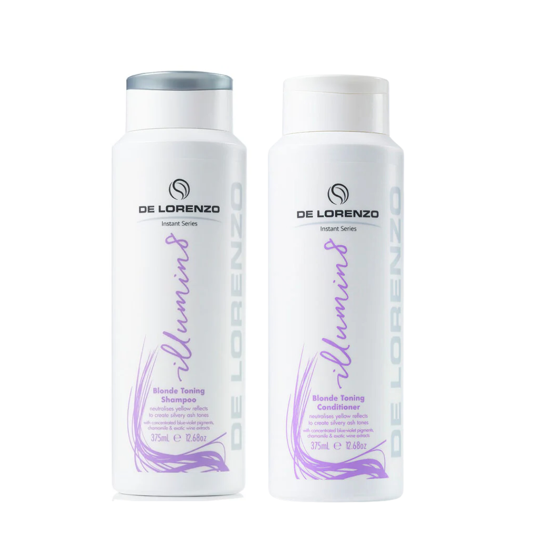 De Lorenzo Instant Illumin8 Shampoo & Conditioner Duo 375ml – Turnleys Hair