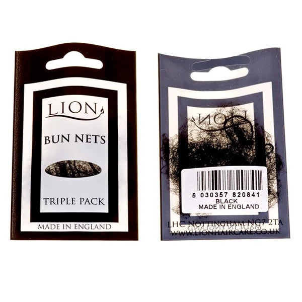 Lion Bun Net Black 3 Pack – Turnleys Hair