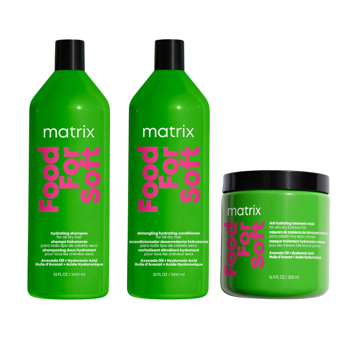 Matrix Total Results Food For Soft Supersize Trio – Turnleys Hair