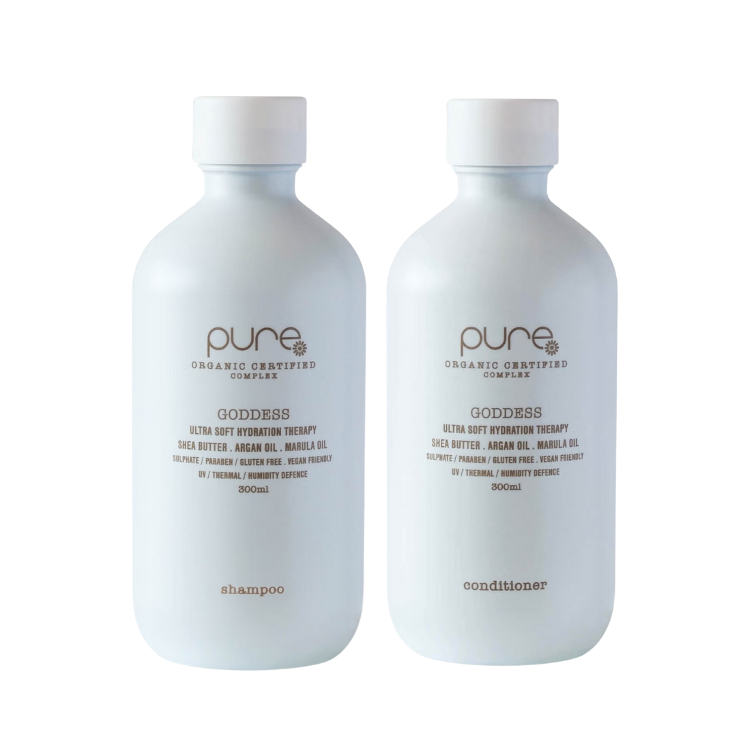 Pure Goddess Shampoo & Conditioner 300ml Duo – Turnleys Hair