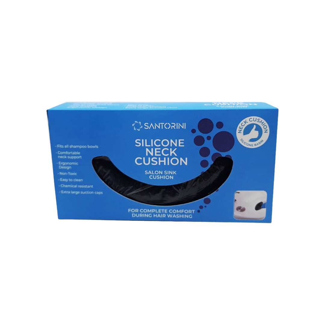 Santorini Silicone Neck Cushion Black – Turnleys Hair