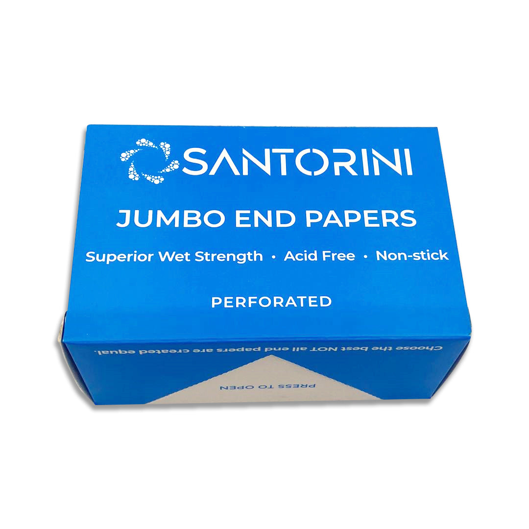 Santorini Jumbo perforated perm papers 1000pk – Turnleys Hair