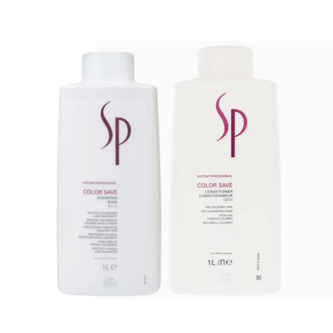 Wella SP System Professional Color Save Shampoo & Conditioner 1 Litre ...