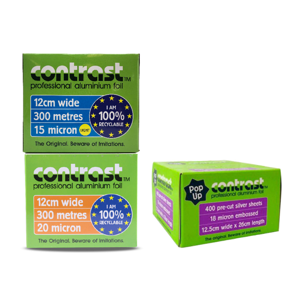 Contrast Professional Aluminium Foil Bundle Pack – Turnleys Hair