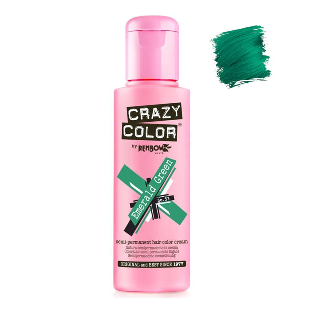 Crazy Color Semi Permanent Emerald Green #053 100ml – Turnleys Hair