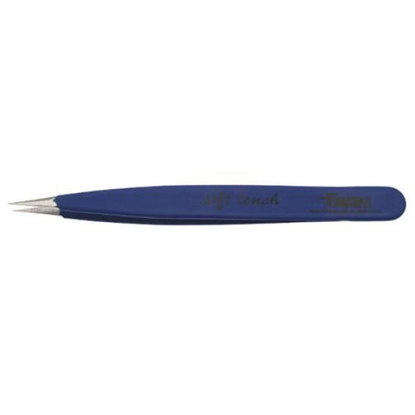 Focus Pointed Soft Touch Tweezer Blue – Turnleys Hair