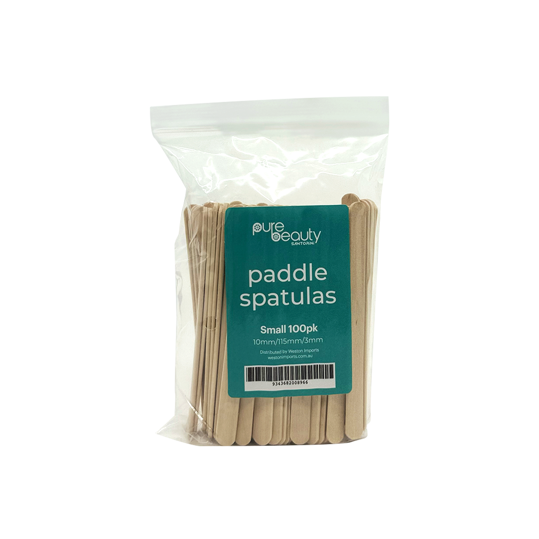 Santorini Pure Beauty Paddle Spatulas Small 100 Pack – Turnleys Hair